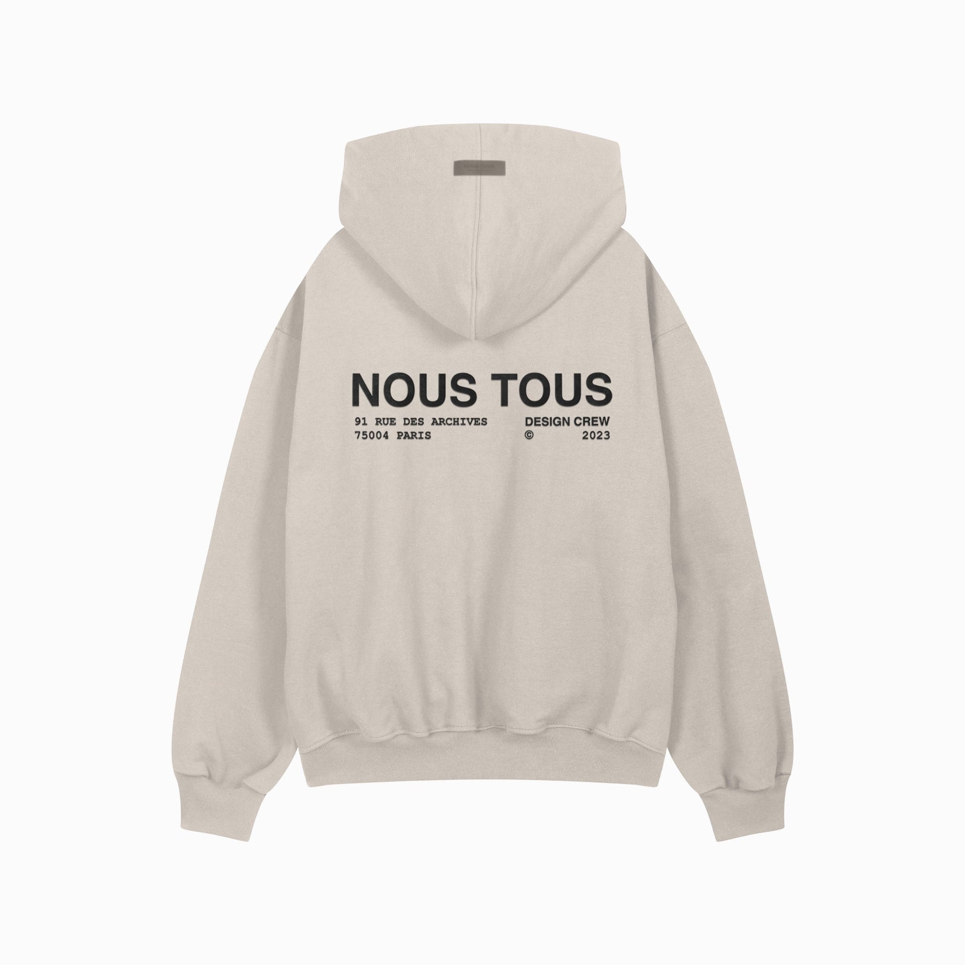 Champagne Bluza Heritage boxy fit Design Crew - Nous Tous