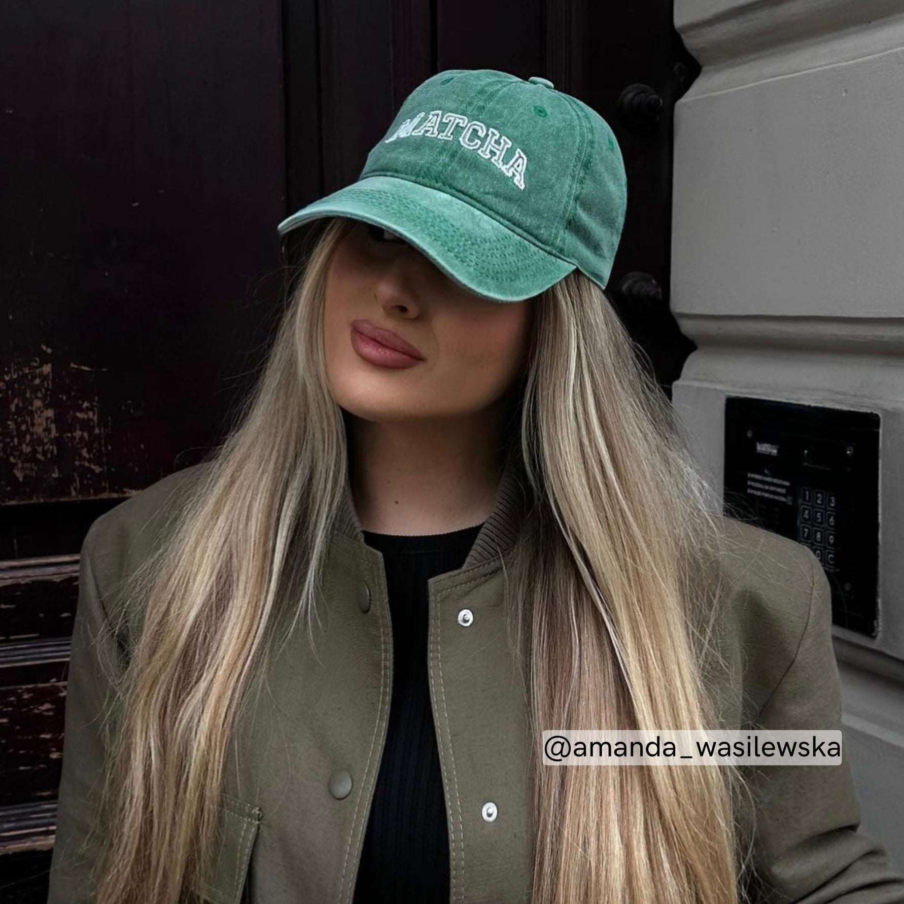 Czapka z daszkiem MATCHA GREEN. Nous Tous PREMIUM – Nous Tous nutu.store